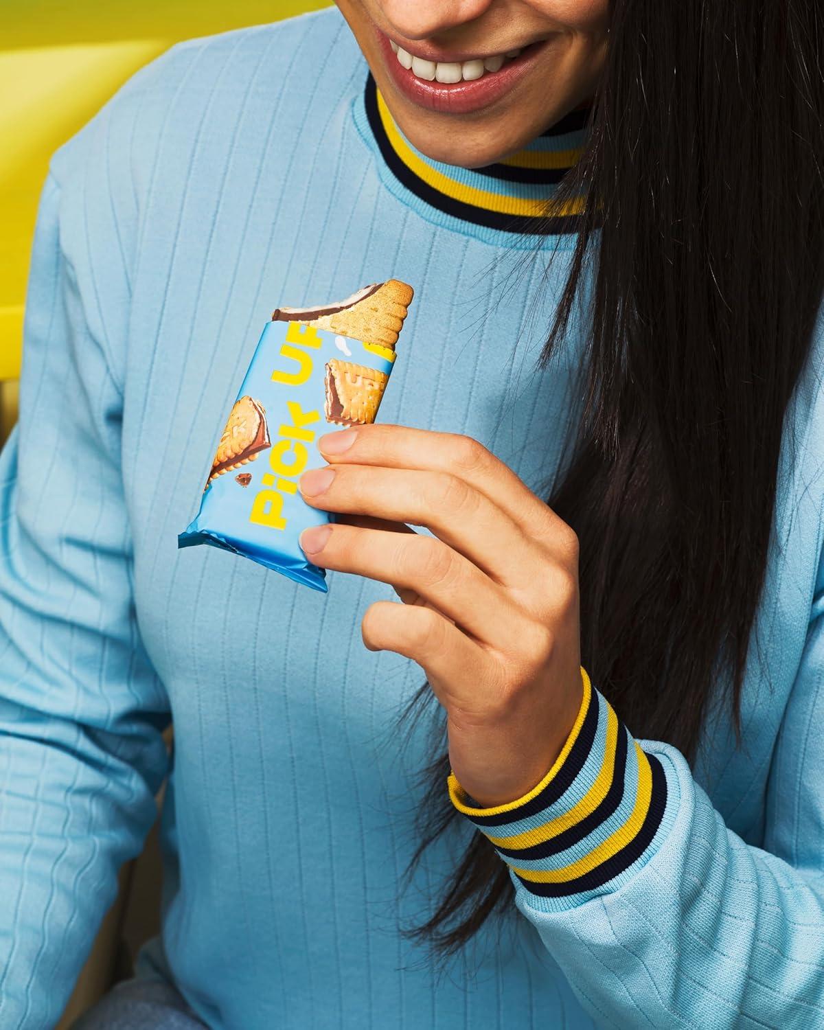 Pick Up! Choco & Milk Bars (24 x 28g) - Crunchy Chocolate & Cream ...