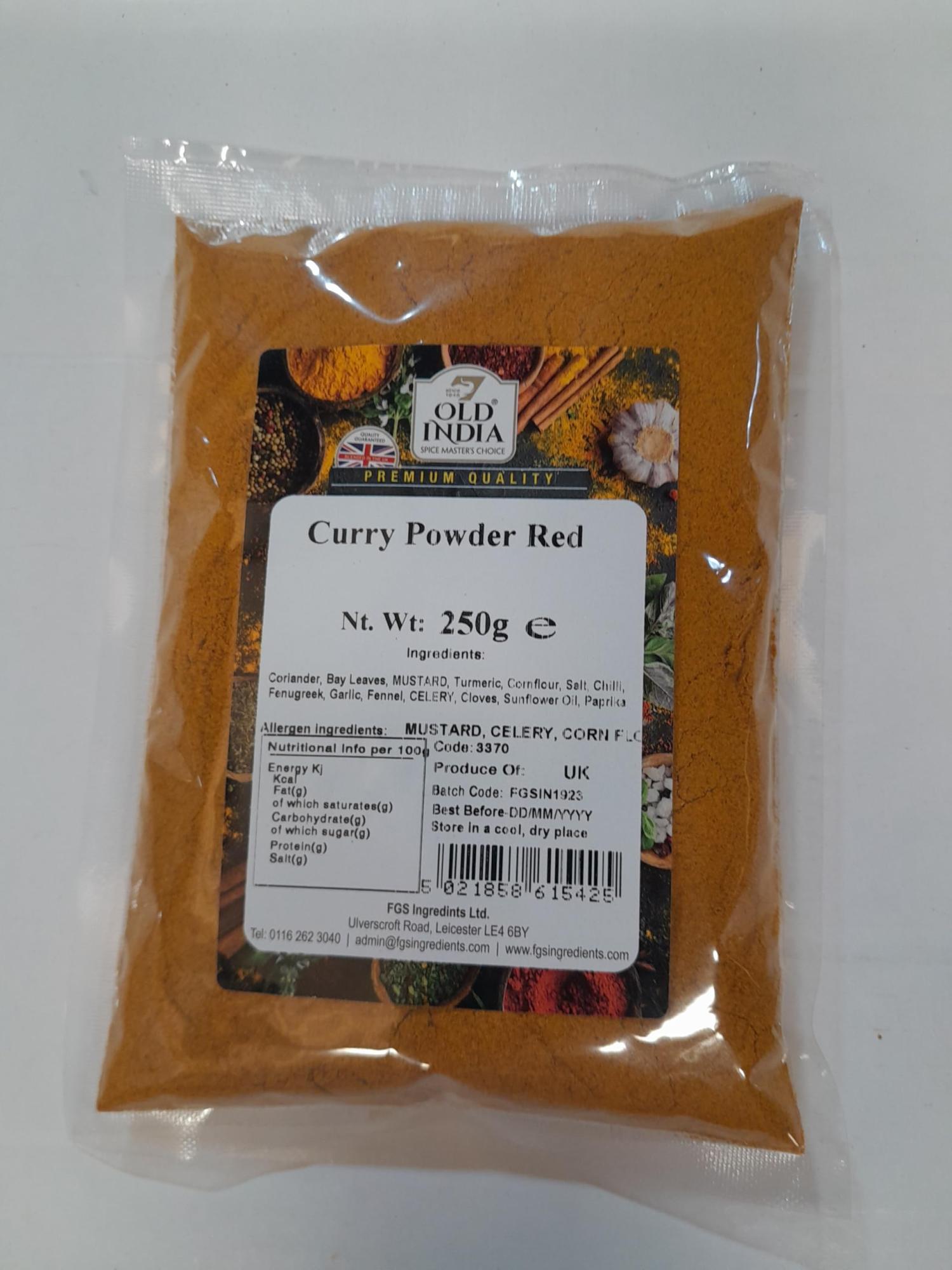 Old India Curry Powder Red 250g | Buy Now with Express International ...
