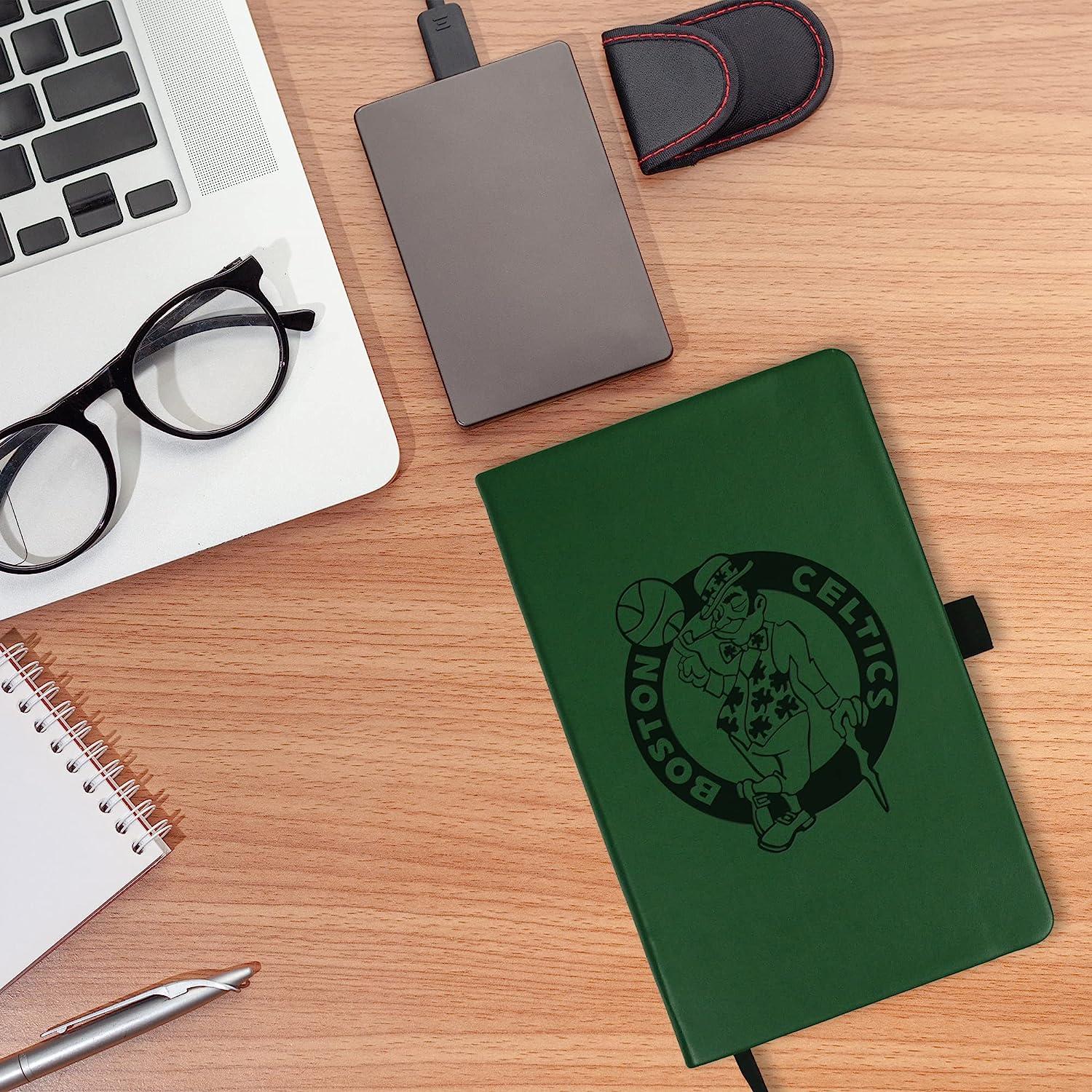 NBA Boston Celtics Laser-Engraved Color Notepad 5.25 x 8.25-inches ...