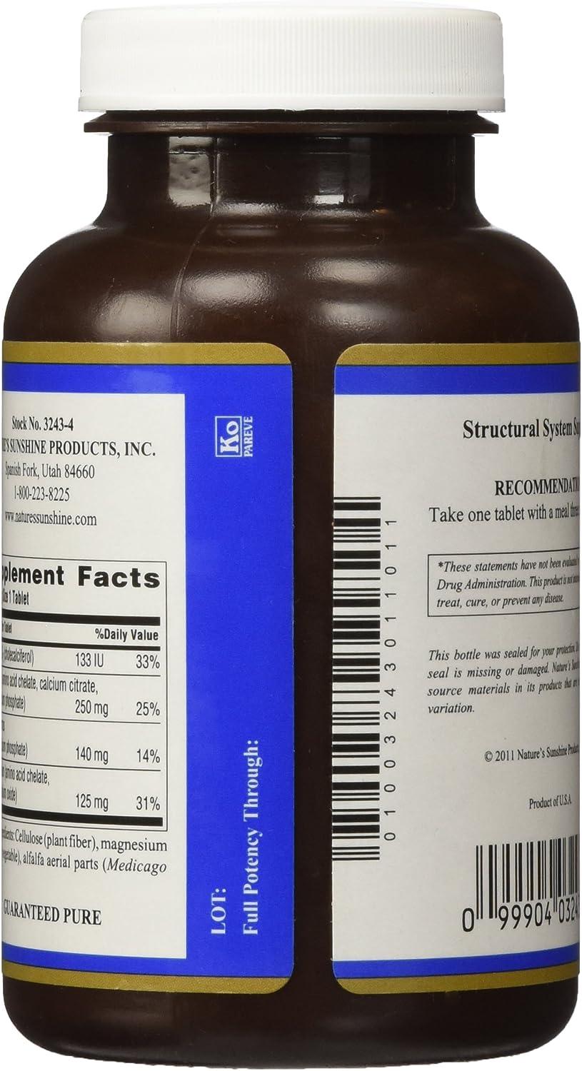 Nature's Sunshine Calcium Plus Vitamin D 150 Tablets | Kosher ...