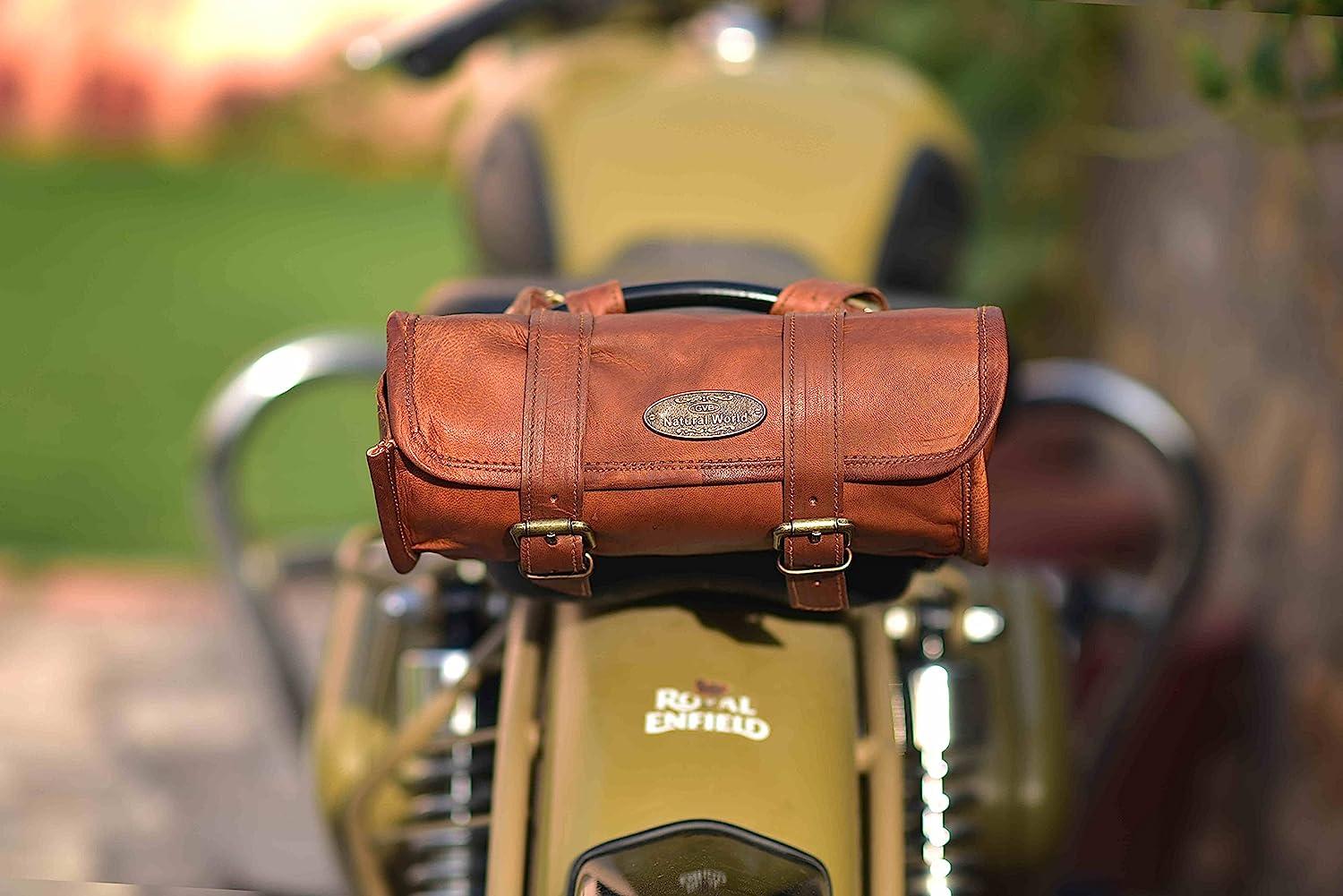 Genuine Vintage Leather Brown Bicycle Bag Set of 3 | Retro Bike Saddle ...