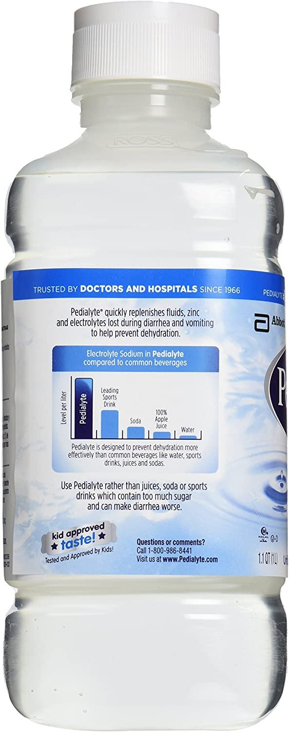 Pedialyte Oral Electrolyte Maintenance Solution - Unflavored - 1 Liter