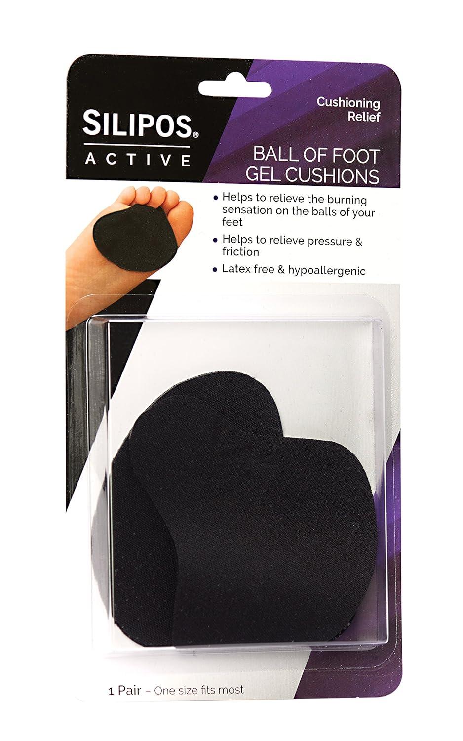 Silipos Active Ball of Foot Gel Cushions - Ultimate Comfort & Pain ...