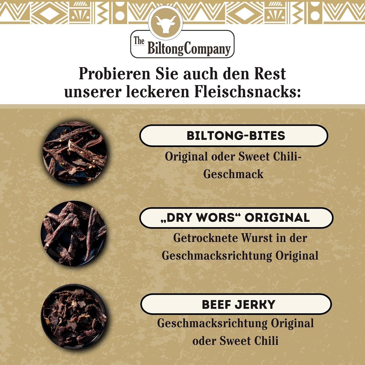 Biltong Slices 250g - Naturally Piquant High Protein Beef Biltong ...