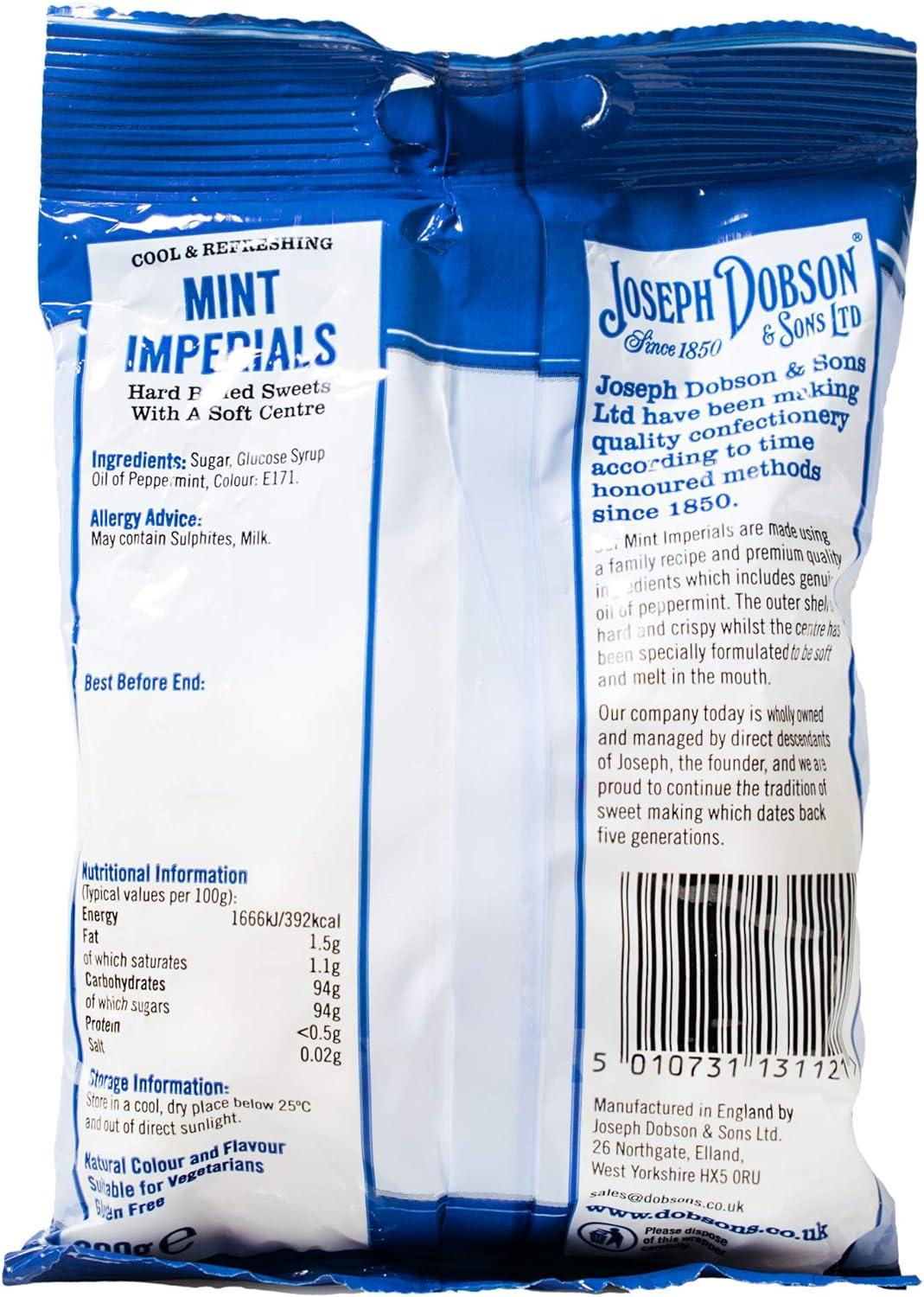 Joseph Dobson & Sons Mint Imperials 200g | Buy Now with Express ...
