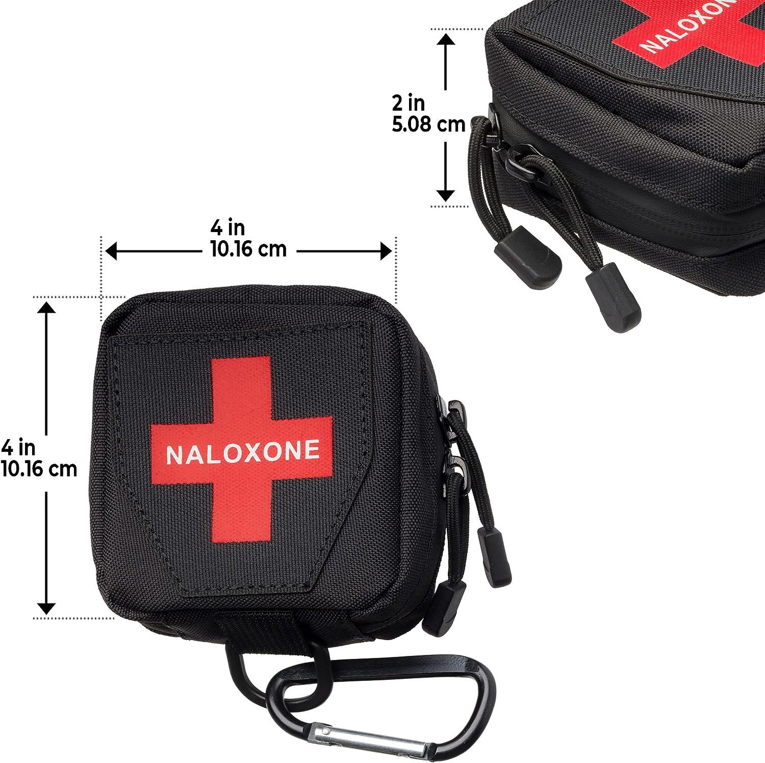 Naloxone Belt Pouch for Opioid Overdose Kits | Compact Design for Two ...