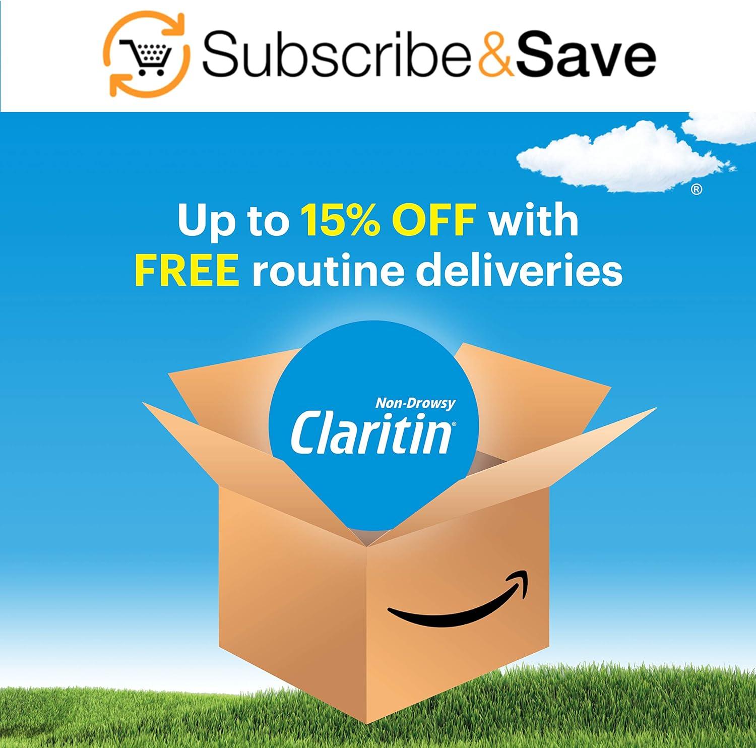 Claritin 24 Hour Non-Drowsy Allergy Relief Set - 45 Tablets for Adults ...