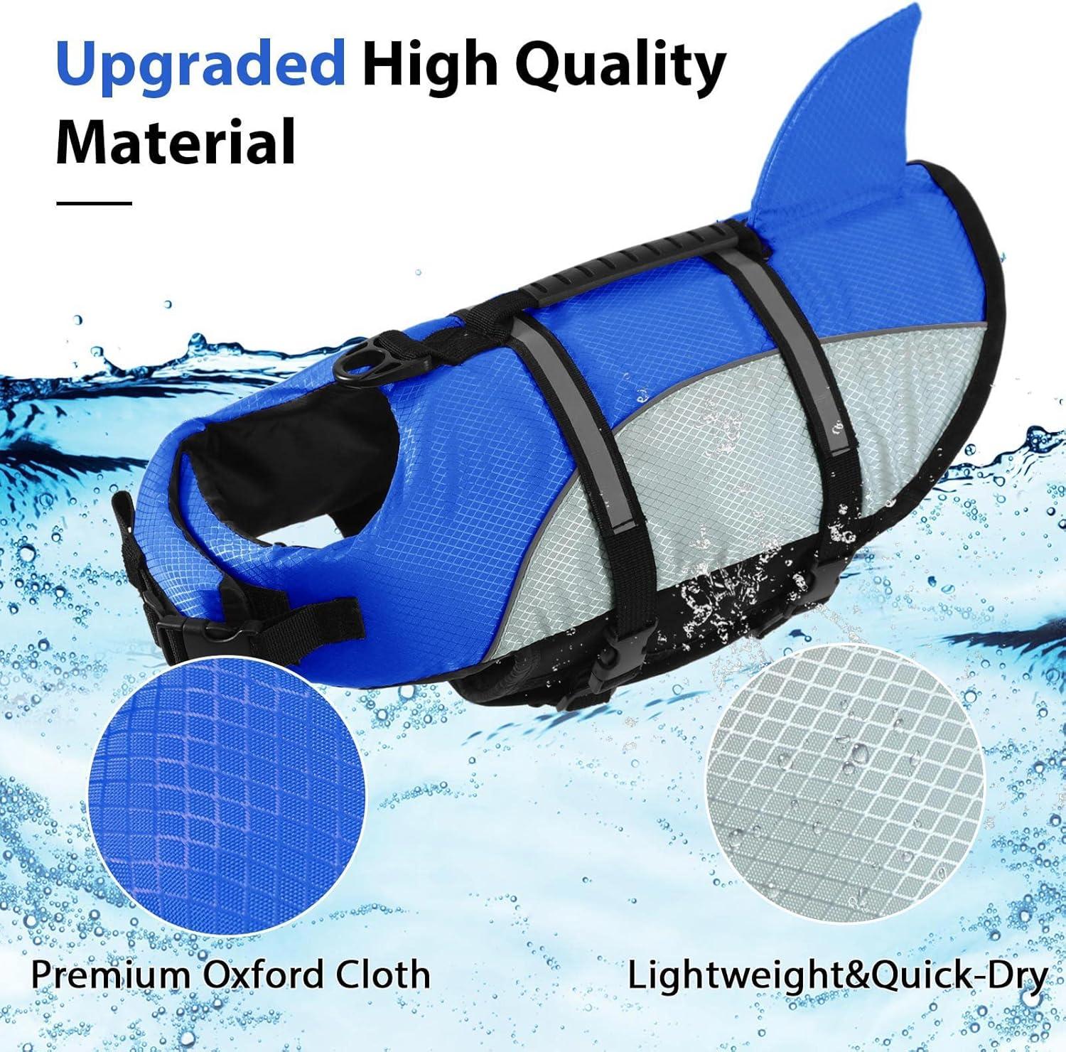 Alagirls Adjustable Dog Lifeguard: Ripstop Pet Safety Vest for Water ...