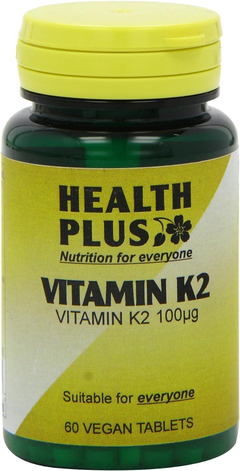 Health Plus Vitamin K2 100g Joint and Bone Health Supplement - 60 ...