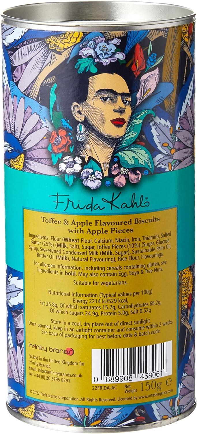 Frida Kahlo | Pure Butter Toffee Apple Crunch Biscuits Gift Tube 150g ...