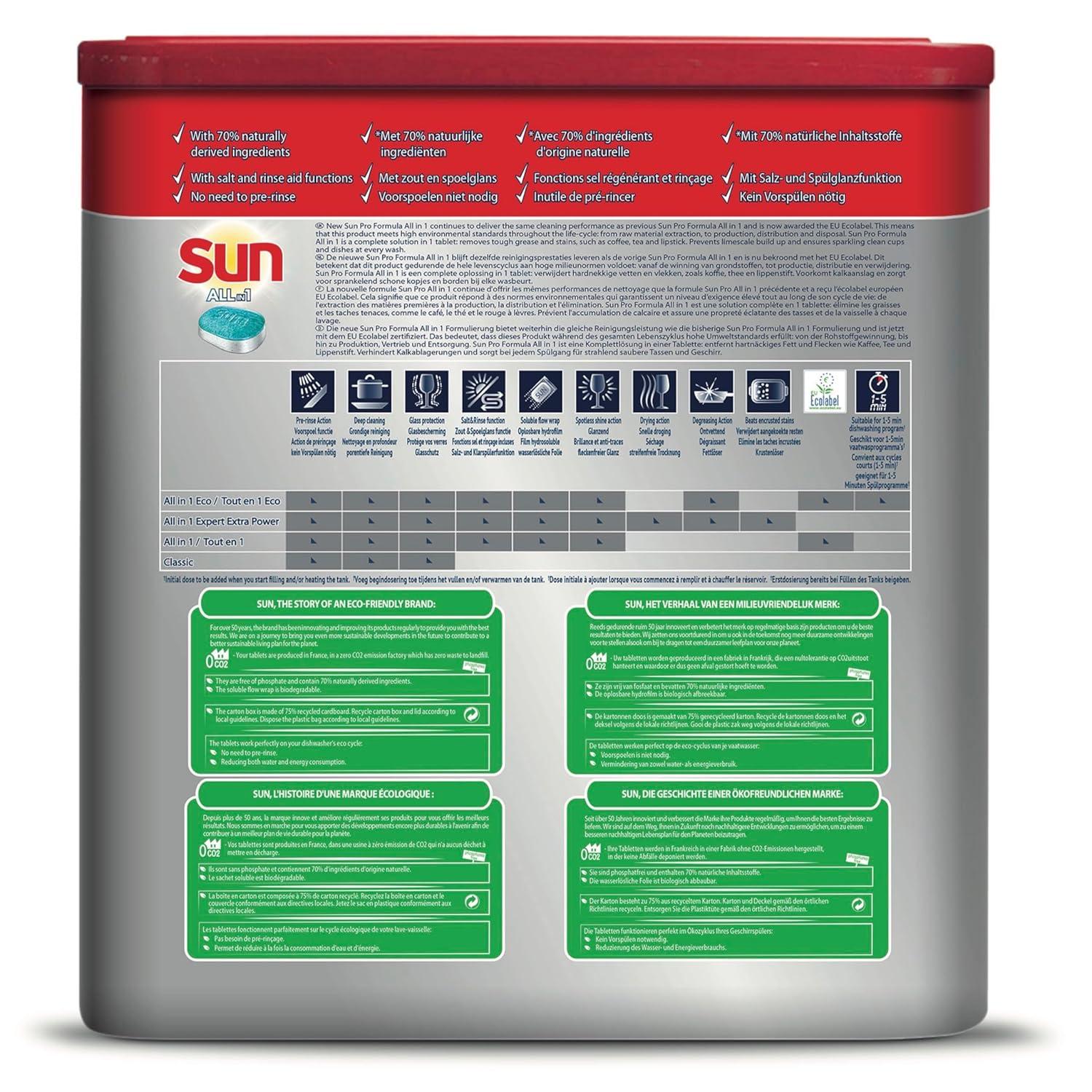 Sun Professional 7515858 All in 1 Dishwasher Tablets | Buy Now with ...