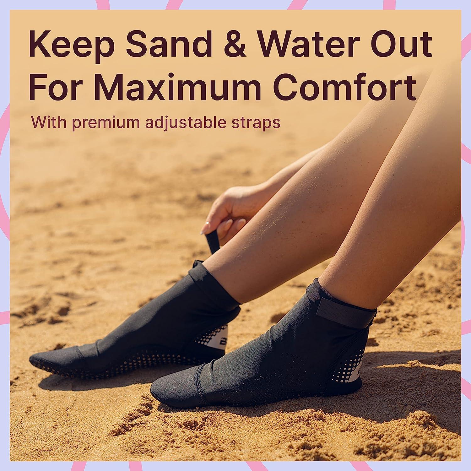 Second Skin Water Socks - Low Cut Black Large | BPS New Zealand