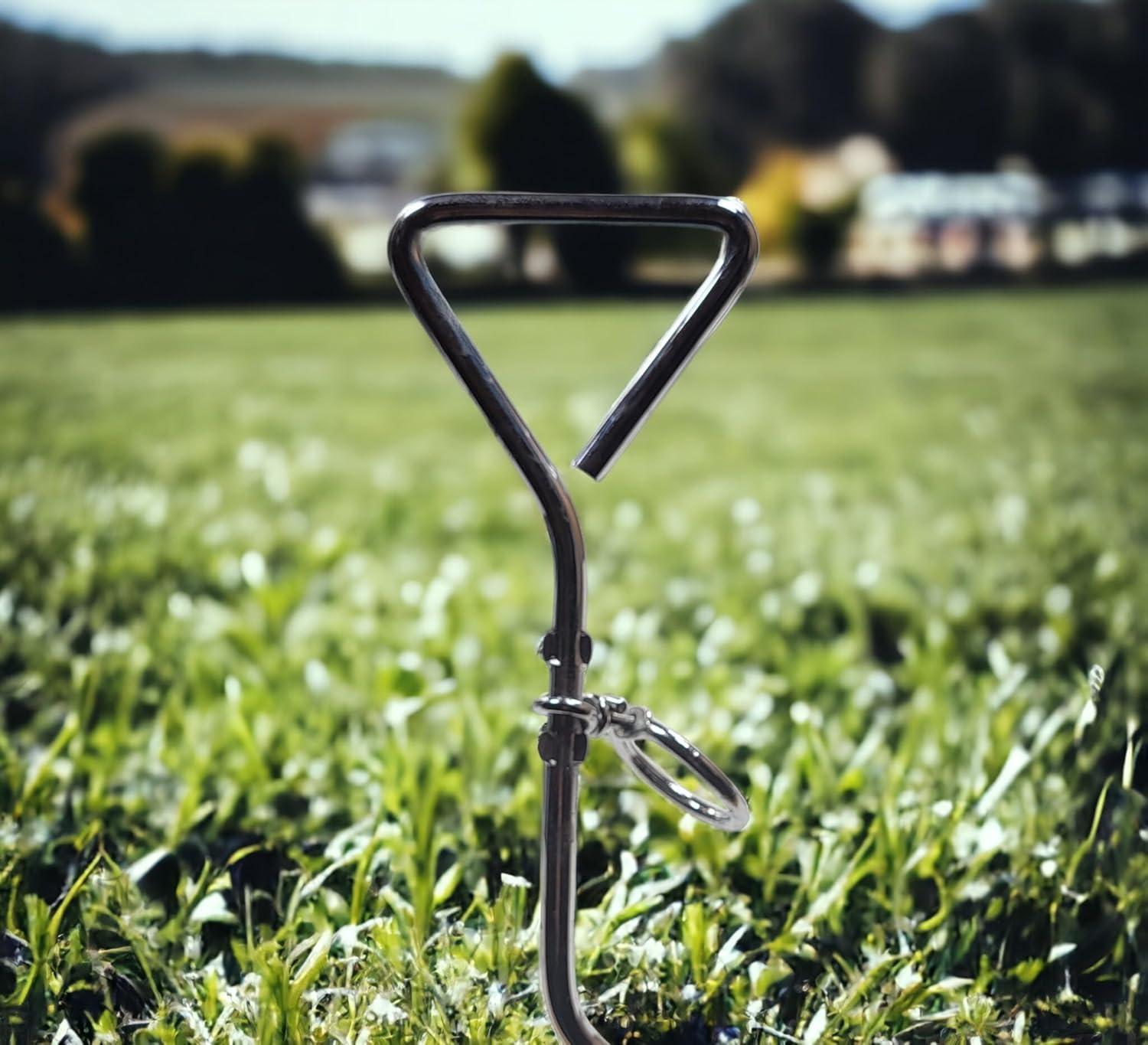 BUSDUGA 4446 Set of 2 Mooring Spirals for Dogs - 42cm Ground Anchor ...