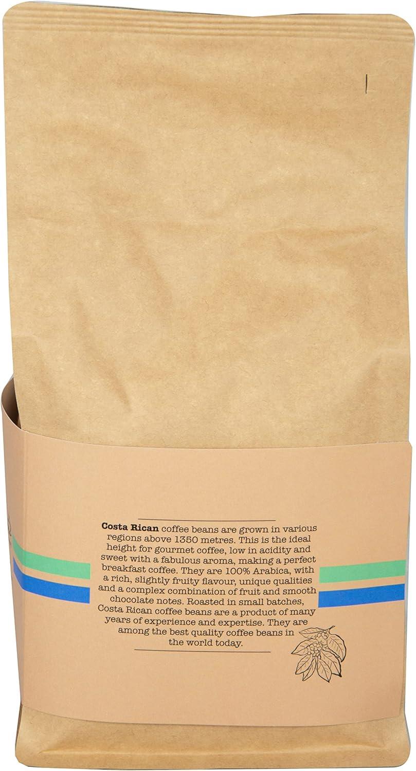 Costa Rican 100% Arabica Medium Roast Whole Coffee Beans - Single ...