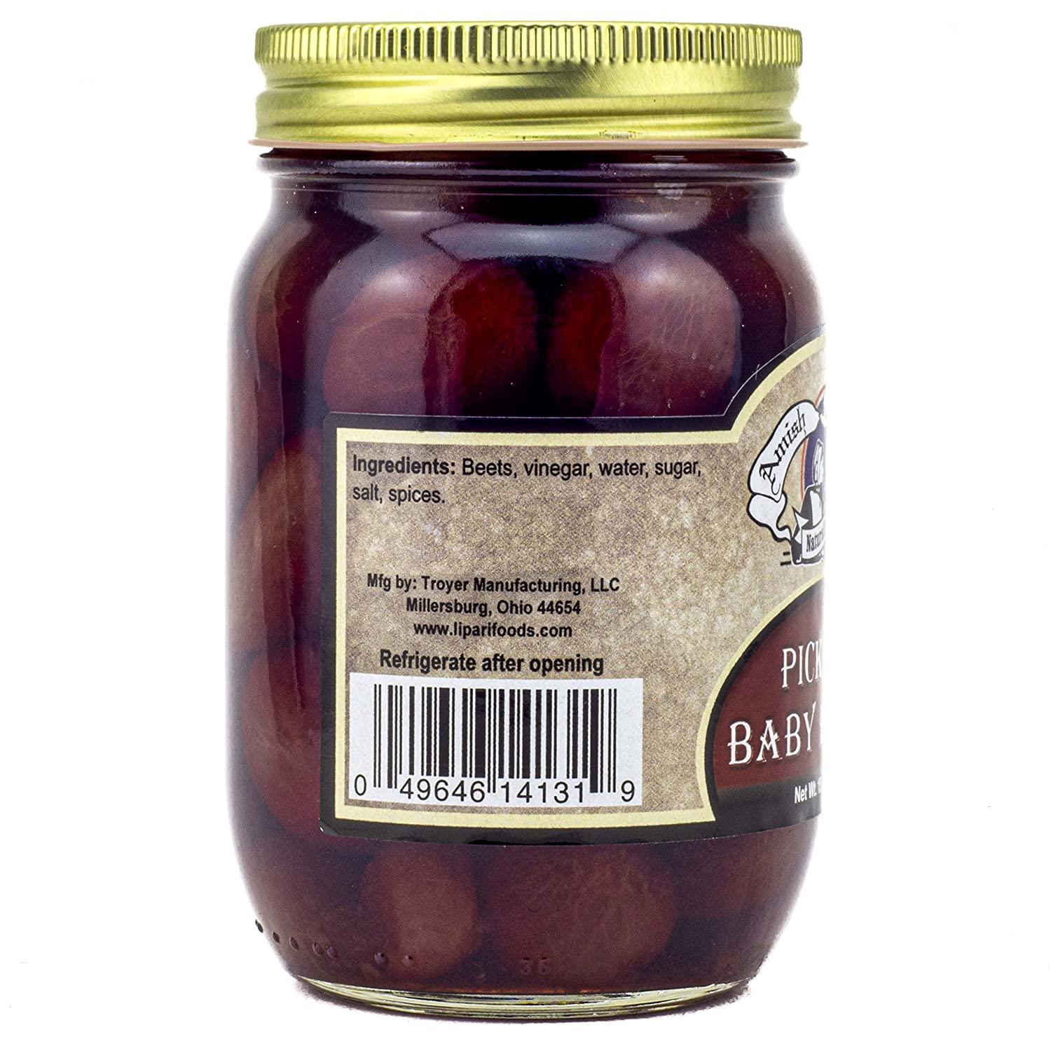 Amish Wedding All Natural Pickled Baby Beets 15oz - Pack of 2 ...