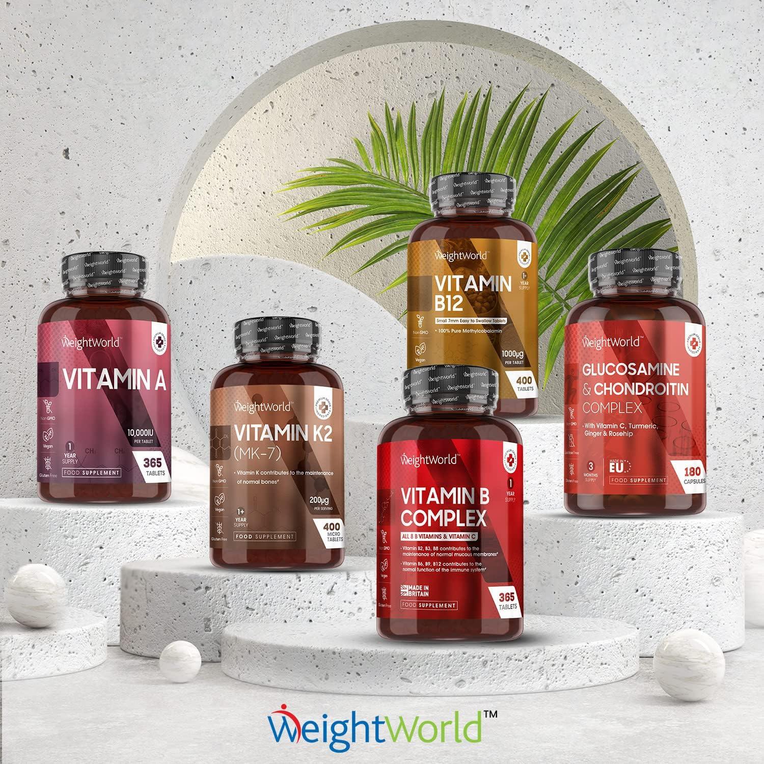 Vitamin K2 MK7 200mcg - 365 Vegan Tablets | High Strength Menaquinone ...