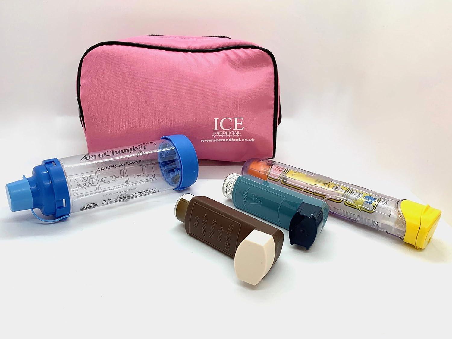 Ice Medical Inhaler Bag - Medium, Pink | Convenient & Stylish Storage ...