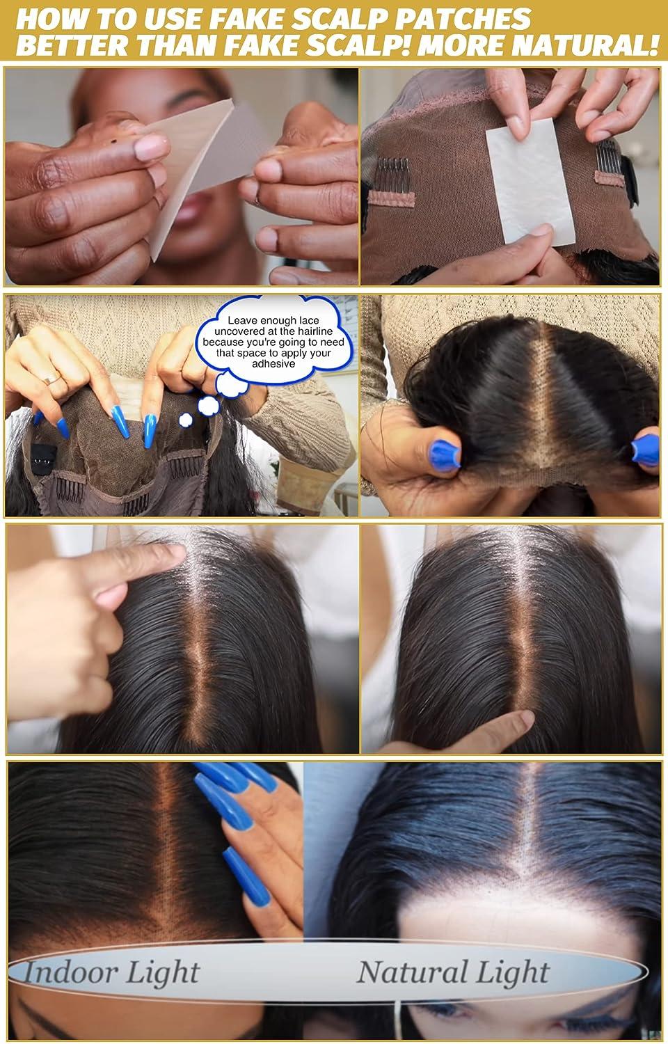 Silicone Scar Sheet & Fake Scalp Tape for Lace Wigs - Knot Concealer ...