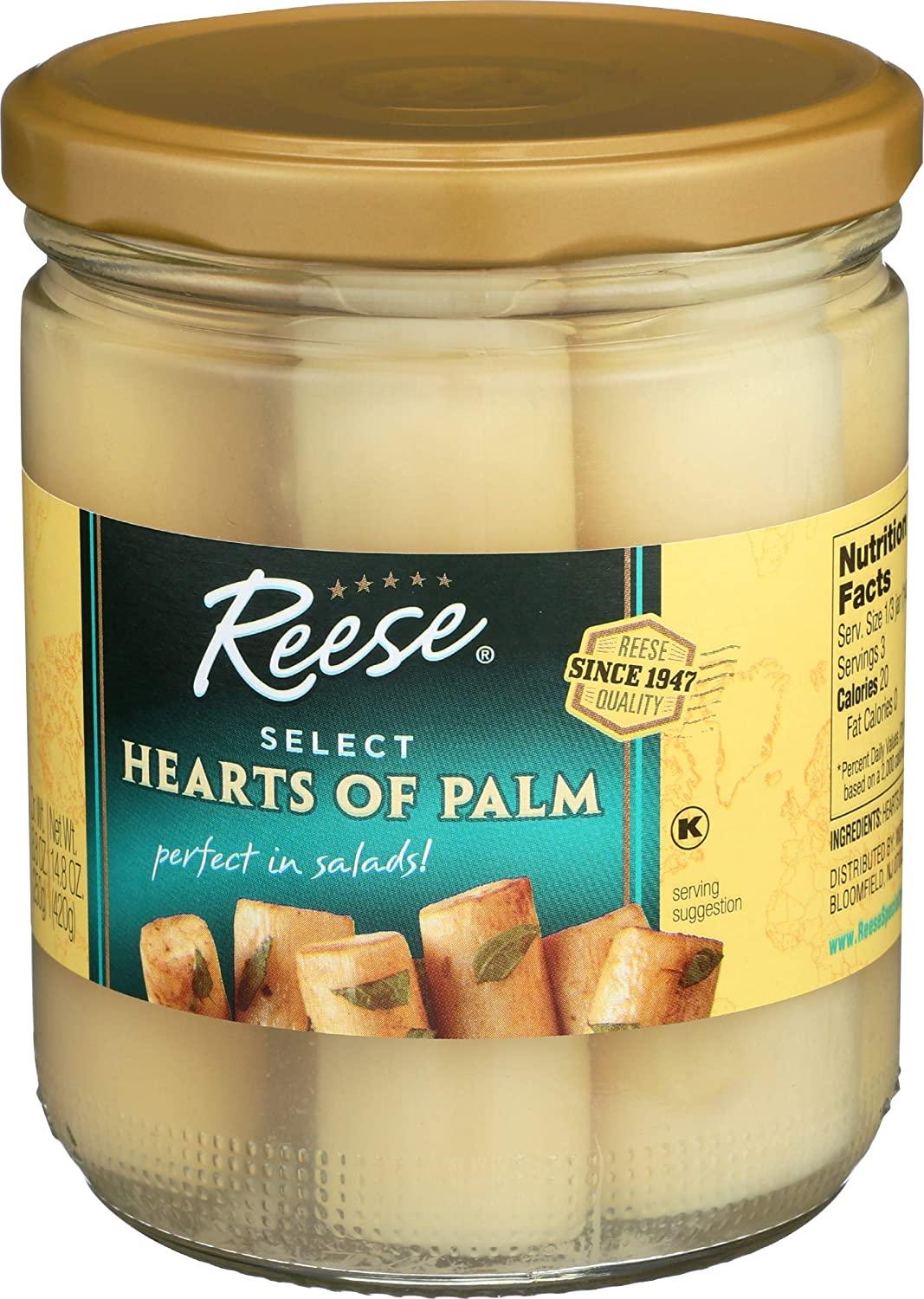 Reese Hearts of Palm 14.8 oz - Premium Quality in a Convenient Glass ...