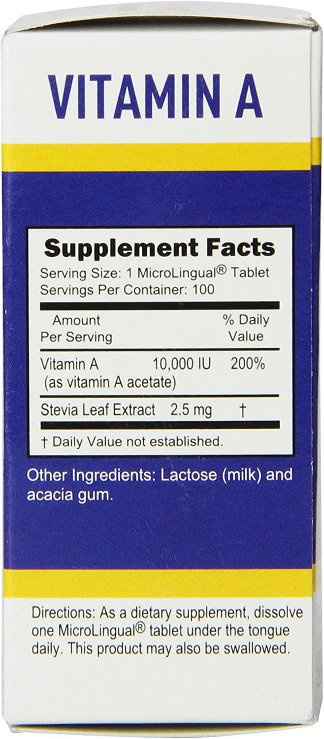 Superior Source Vitamin A 10,000 IU - 100 Count | High Potency ...