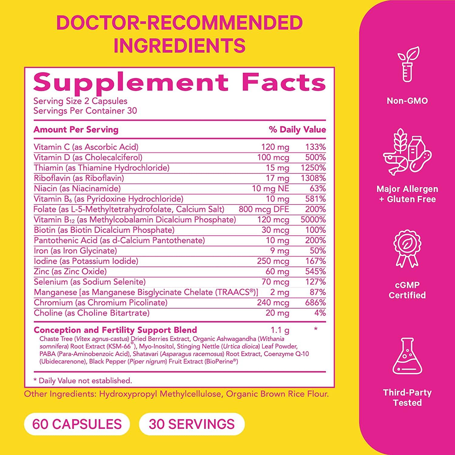 Pink Stork Fertility Support: Fertility Supplements for Women to ...