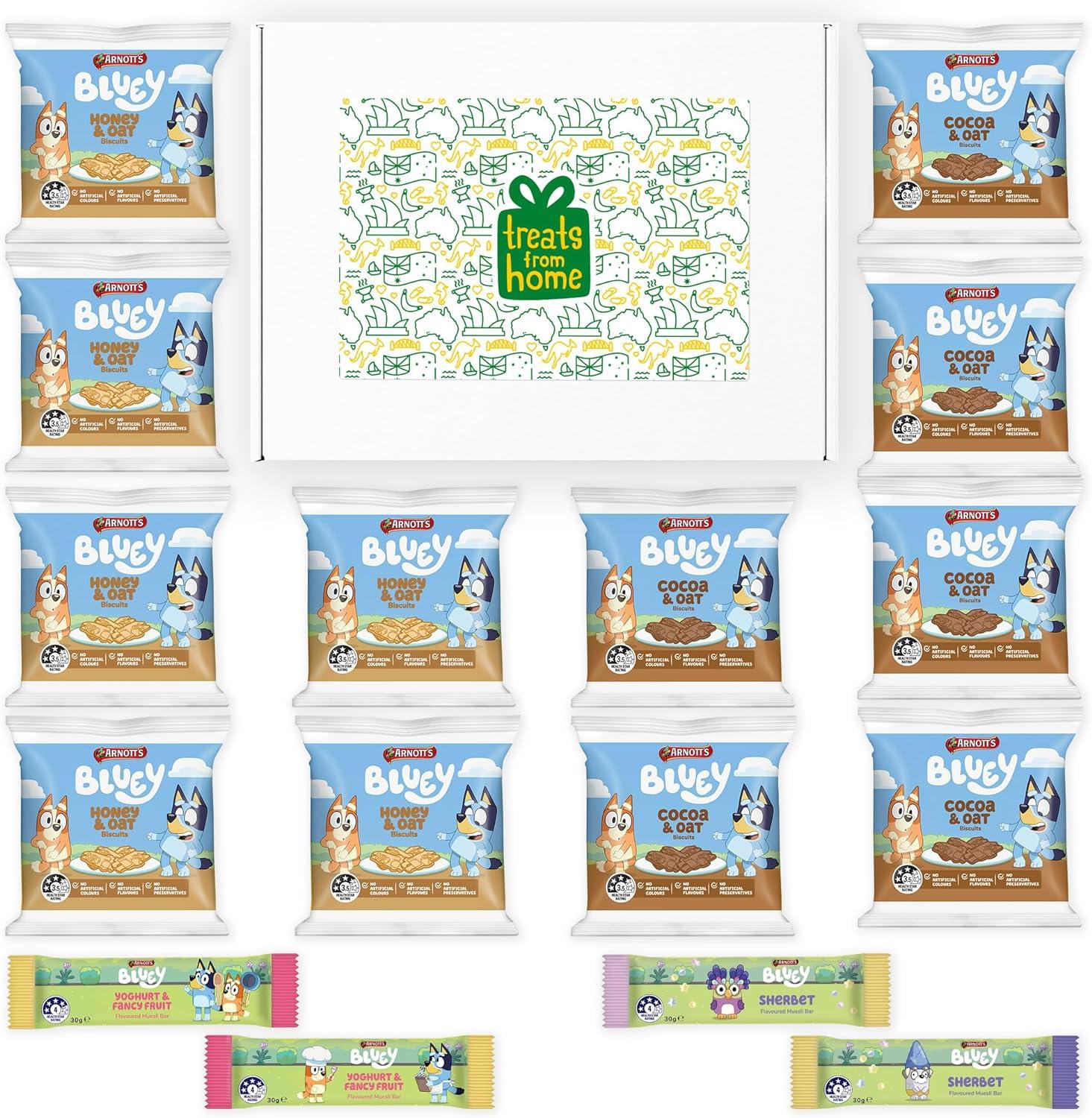 Bluey Snack Arnott's Multipack 12 Mini Cocoa & Honey Oat Flavored ...