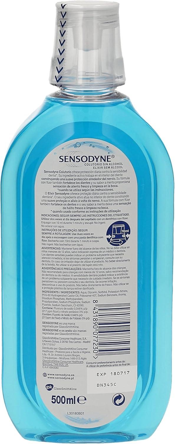 Sensodyne Mint Cool Mouthwash - Soothing Sensitivity Relief | Buy ...