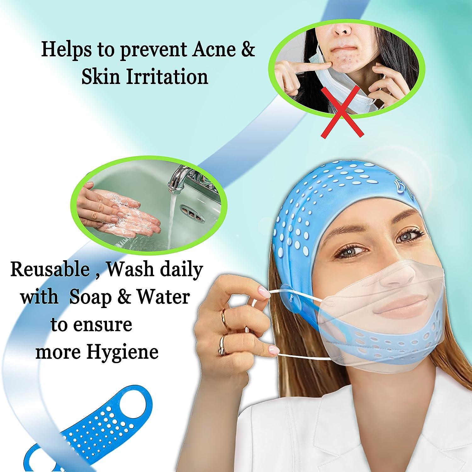 BYONDO Under Mask Set - Skin Protection and Ear Saver for Acne ...