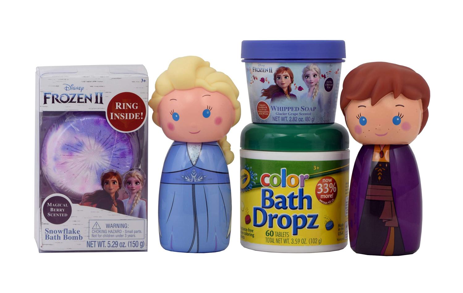 Centric Beauty Frozen 2 Bath Fun Set - Bath Dropz, Body Wash, Bath Bomb ...