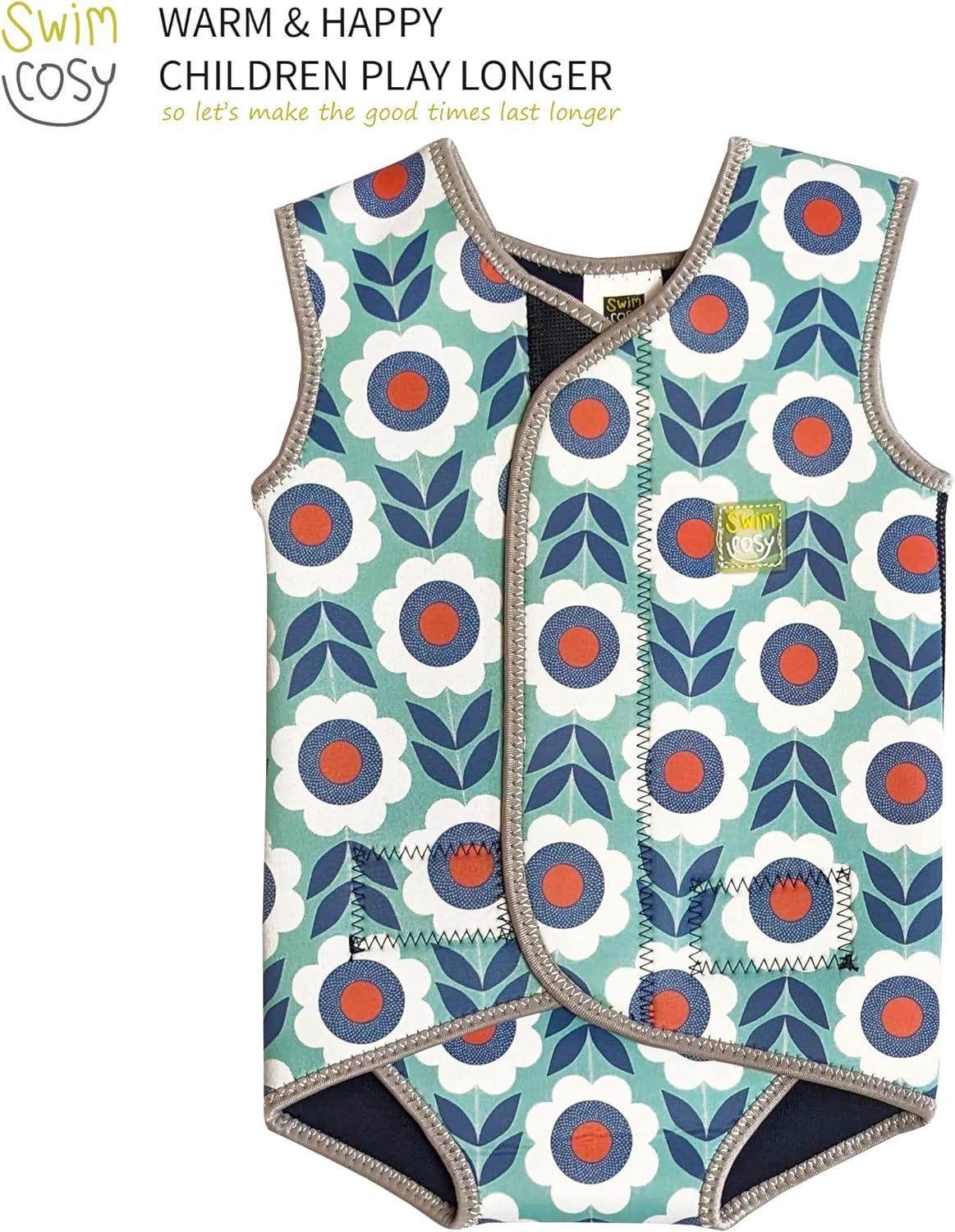 Swim Cosy Baby/Toddler Wetsuit Vest UPF50 - Neoprene Wrap Design Boys ...