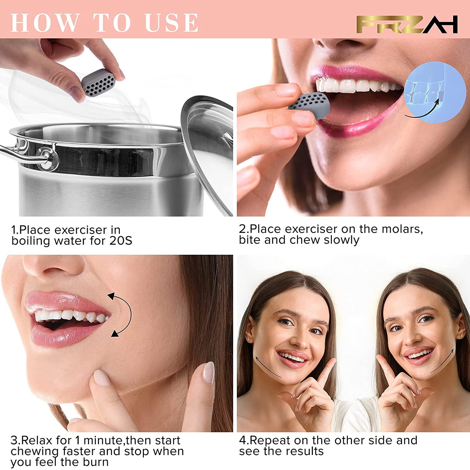 SPEAR Jawline Exerciser with Jade Stone (Pack of 1) - Reduce Double ...