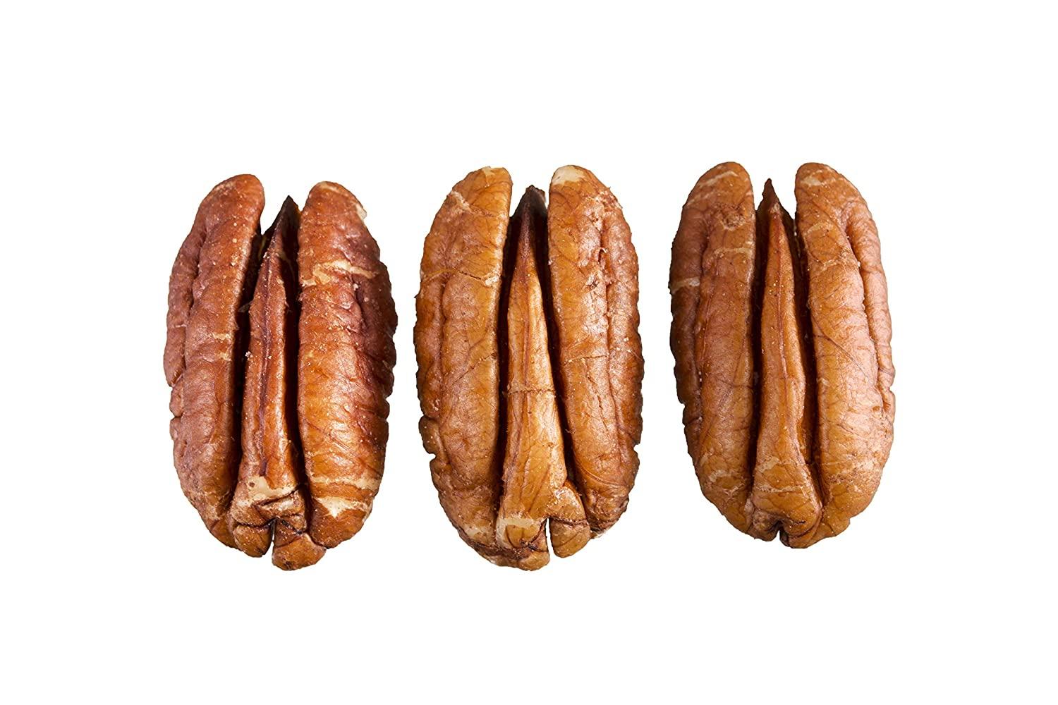 La Nogalera 2 lbs Natural Shelled Pecan Halves - Raw, Organic, Non-GMO ...