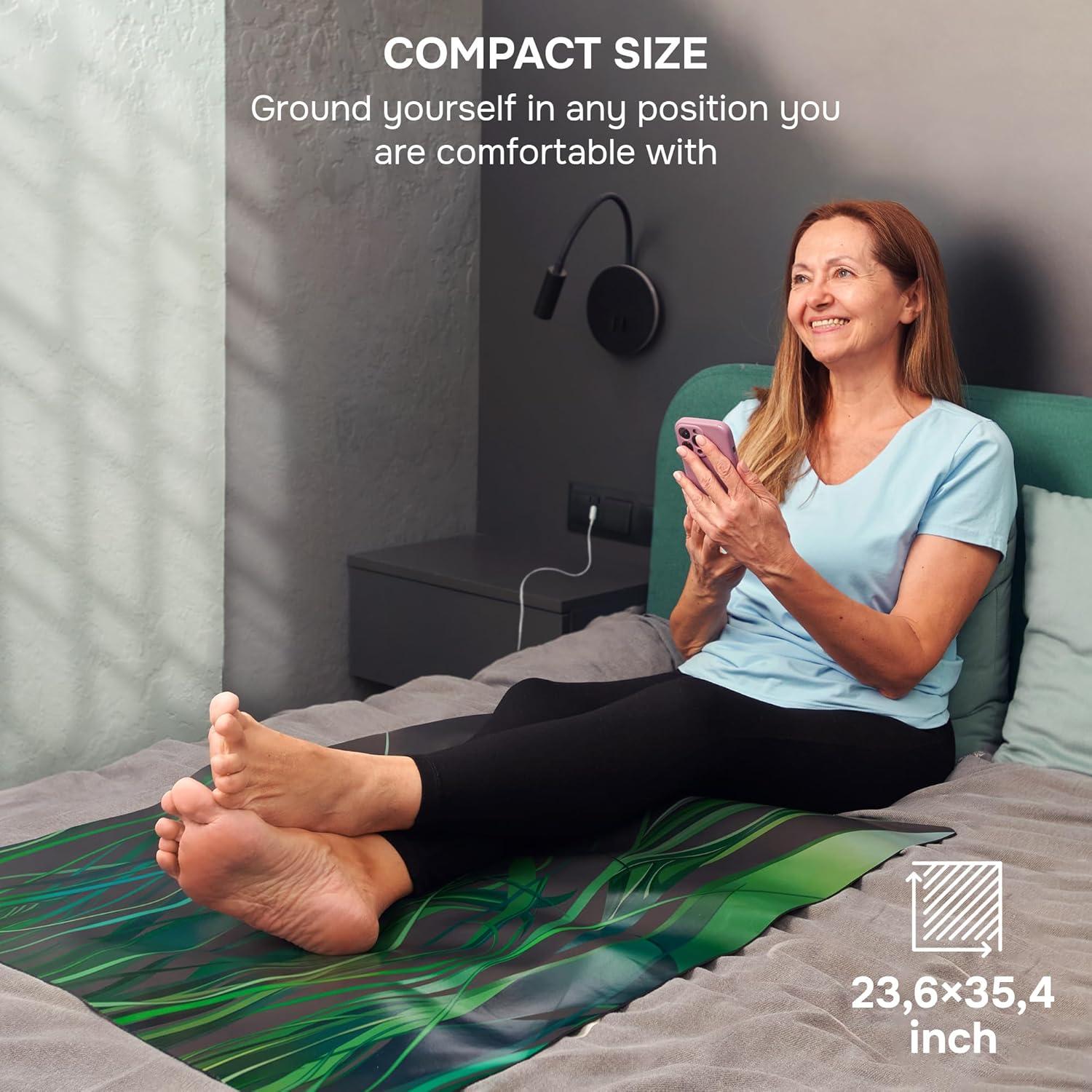 SoulHarmony Grounding Mat - 60 x 80 cm | Premium Grounding Mat for Feet ...