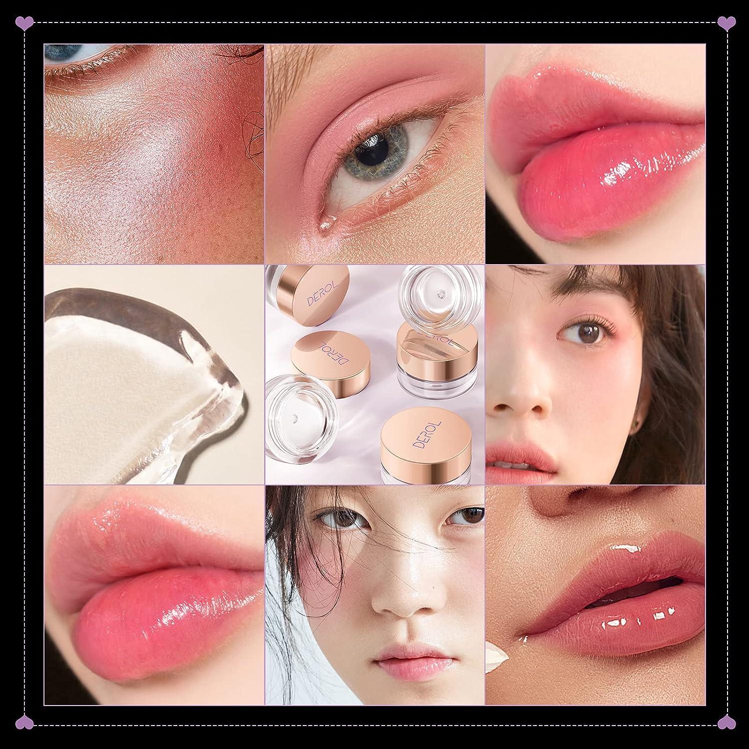 RoyueS Color Changing Blush Lip Gloss - Natural Moisturizing Waterproof ...