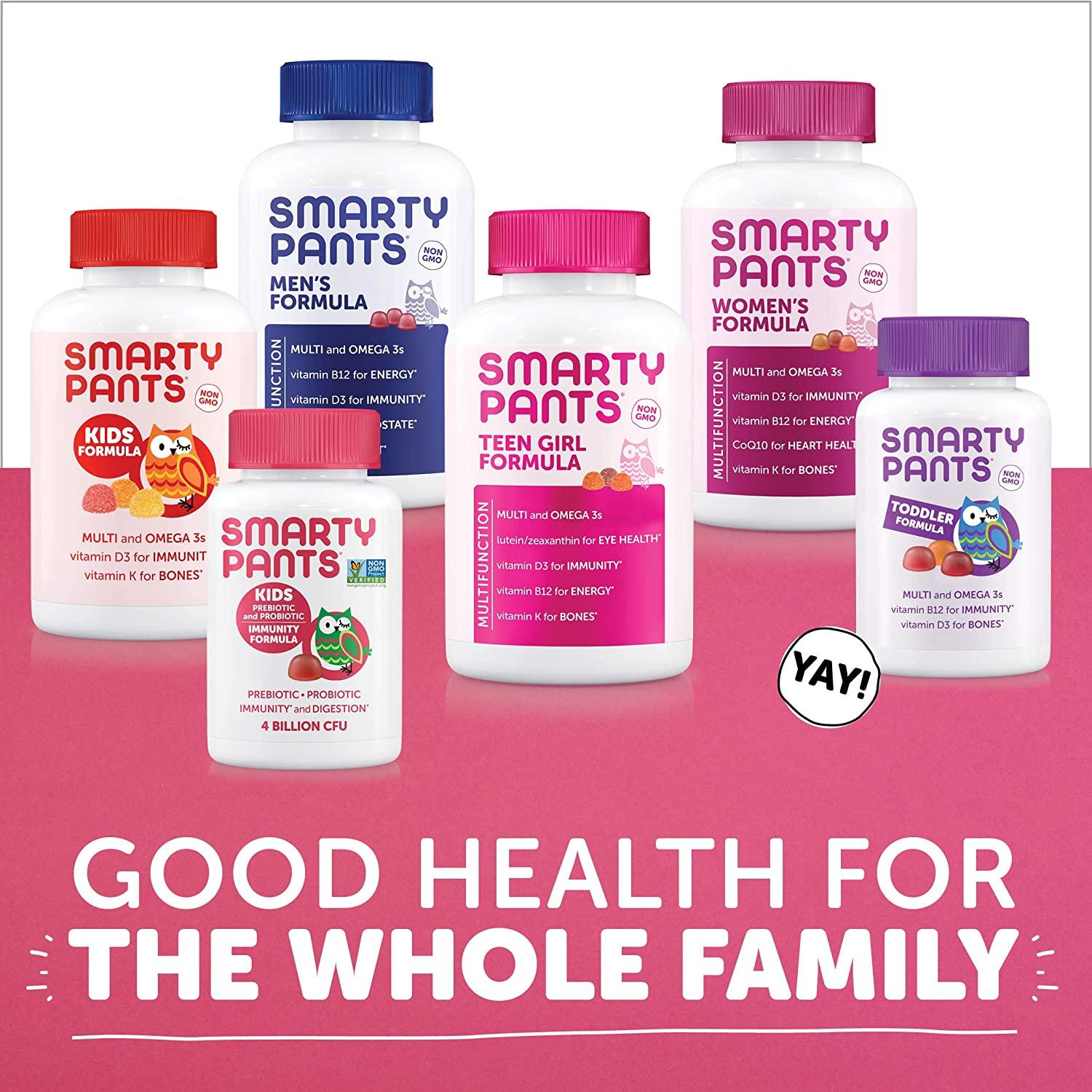 SmartyPants Teen Girl Multivitamin Gummies - Immune Support & Energy ...