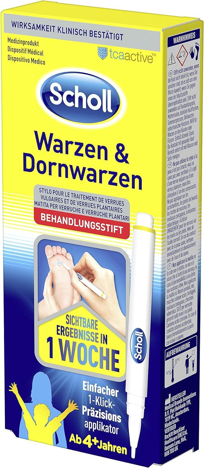 Scholl Warts & Plantar Warts Treatment Pen - 2g (1 Pack) for Effective ...