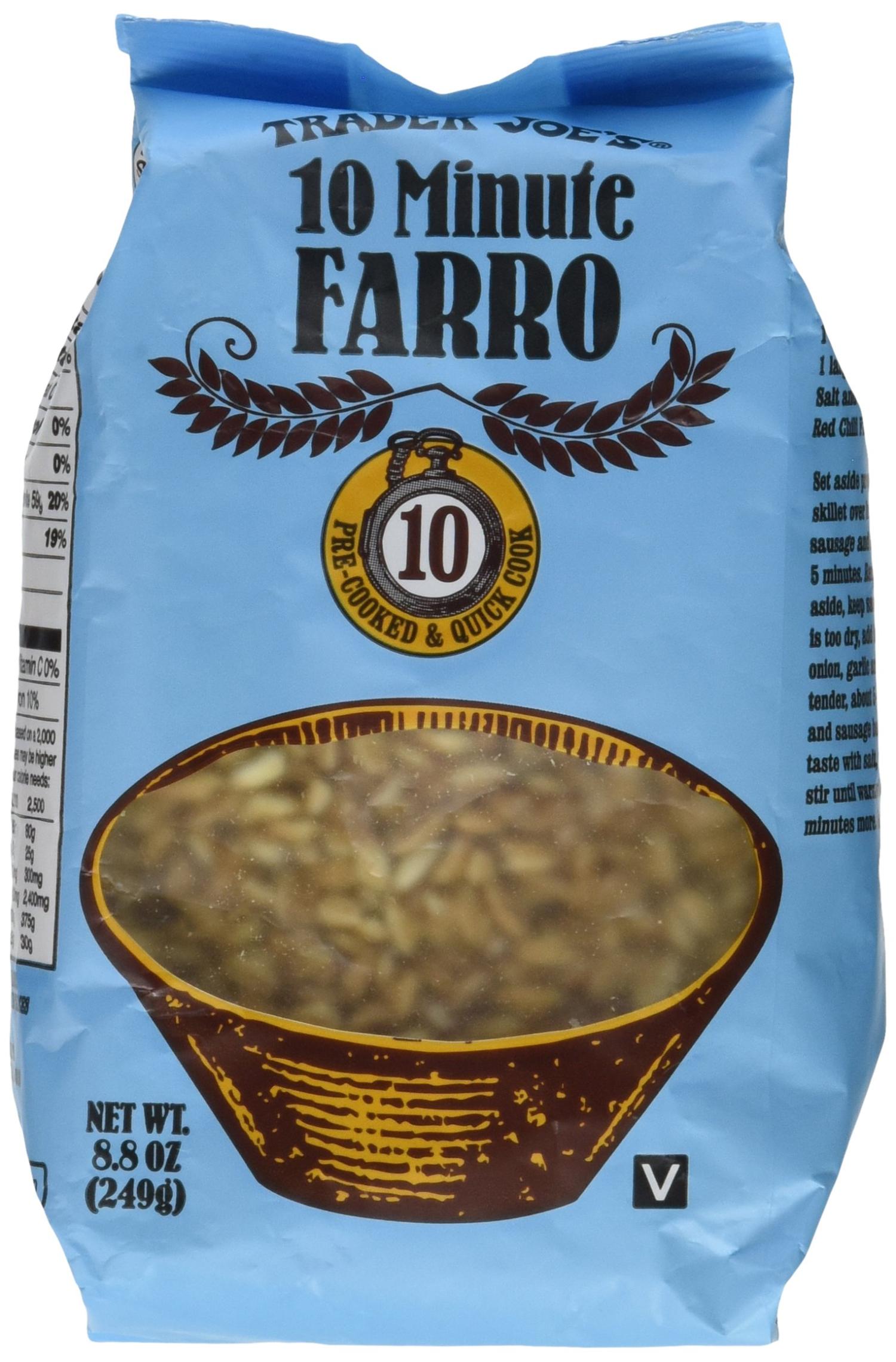 Trader Joe's 10 Minute Farro - Pack of 2 | Quick and Nutritious Whole ...