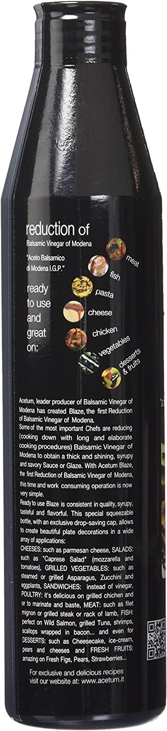 Acetum Long Black Bottle 12.9 Fl Oz (Pack of 2) - Premium Vinegar Set ...