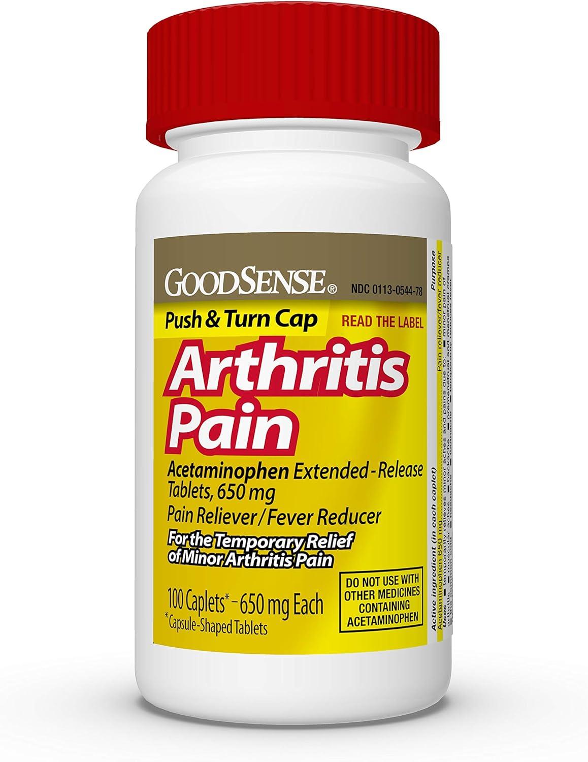 GoodSense Acetaminophen Extended-Release Tablets 650 mg for Arthritis ...