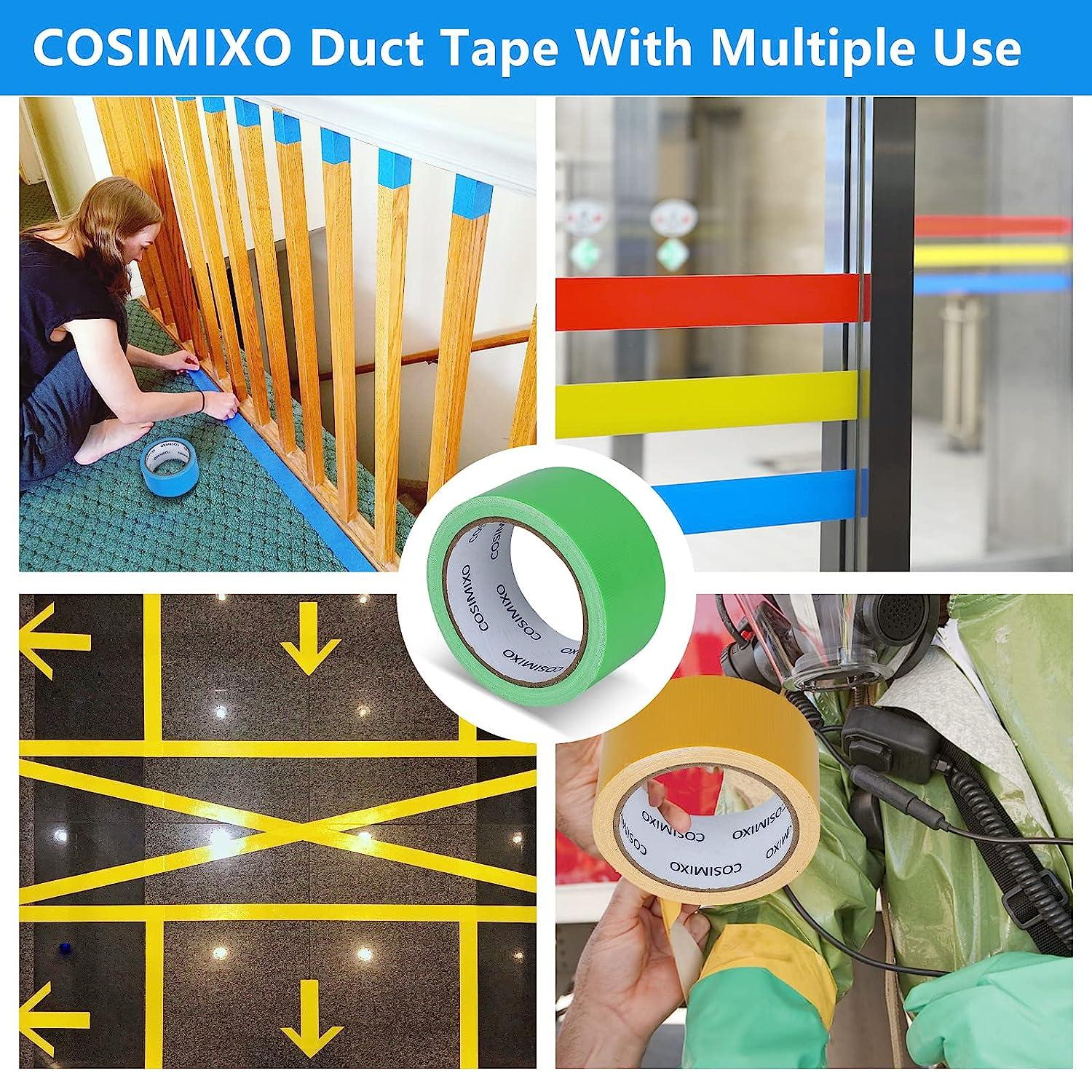 6-Pack Rainbow Colored Duct Tape 15 Yards x 2 Inch Heavy Duty No ...