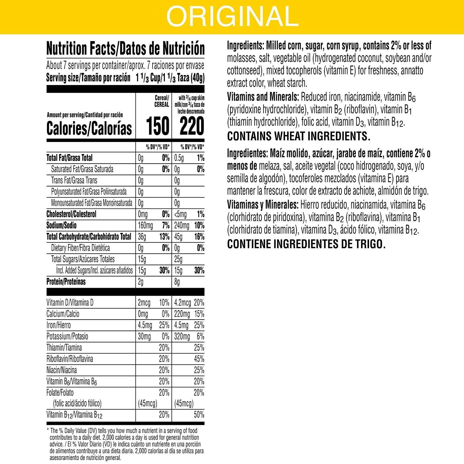 Kellogg's Corn Pops Cereal 10oz Box - Kids' Favorite Breakfast Snack ...