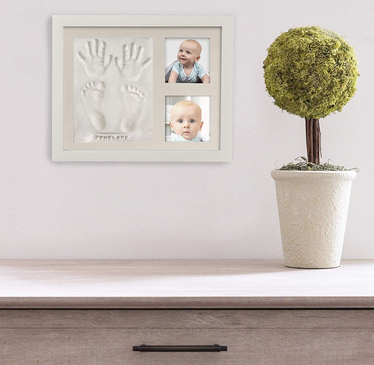 Co Little Baby Handprint & Footprint Kit with Date & Name Stamp - Clay ...