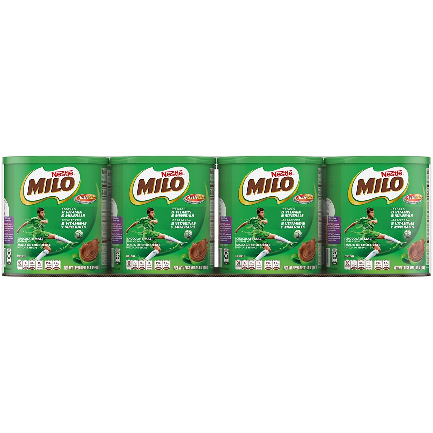 Nestle MILO Activ-Go Chocolate Malt Powder Drink Mix - Energize Your ...