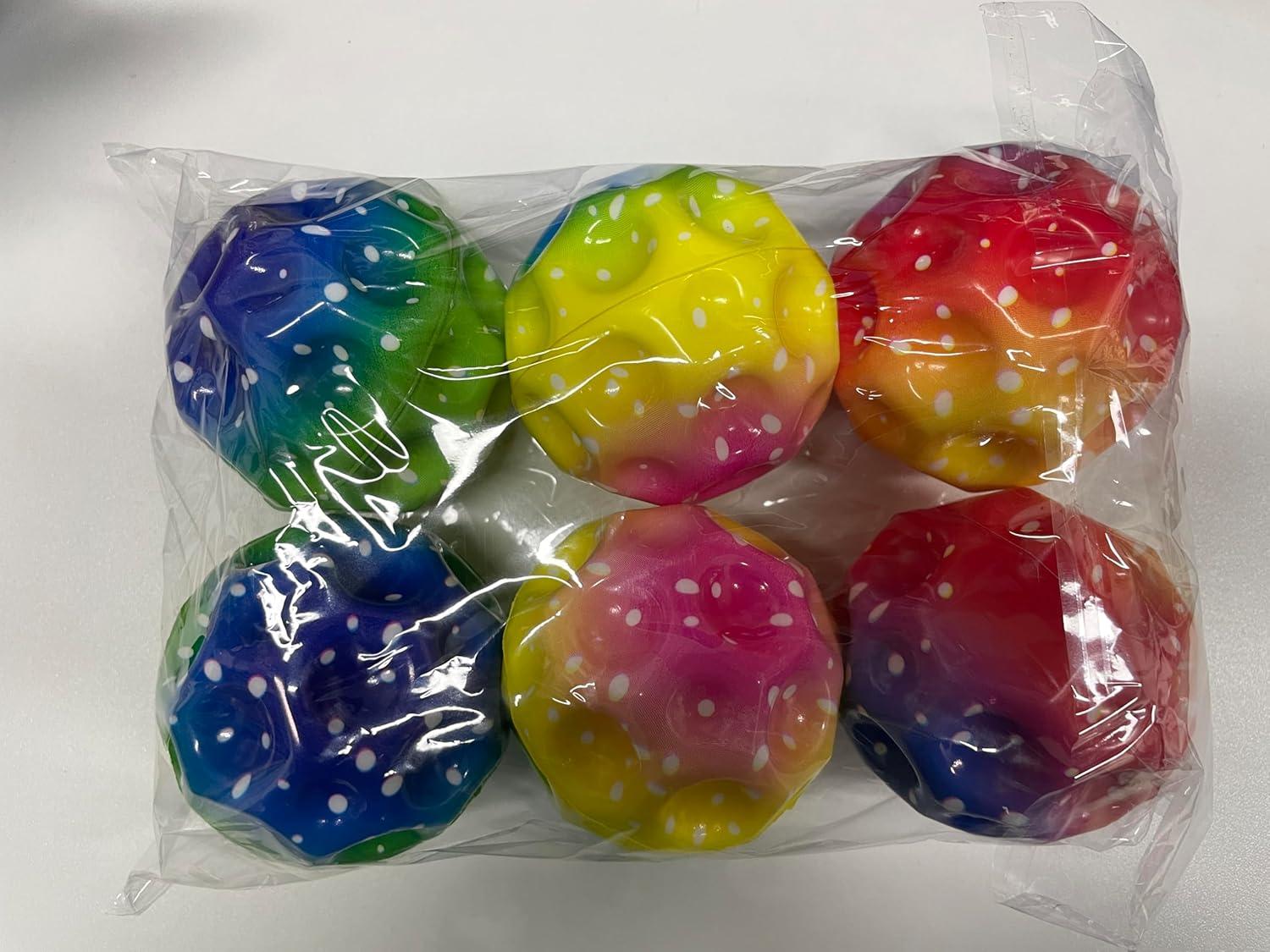 Yeahboom 6-Piece Astro Jump Ball Set | Original Mini Bouncing Balls for ...