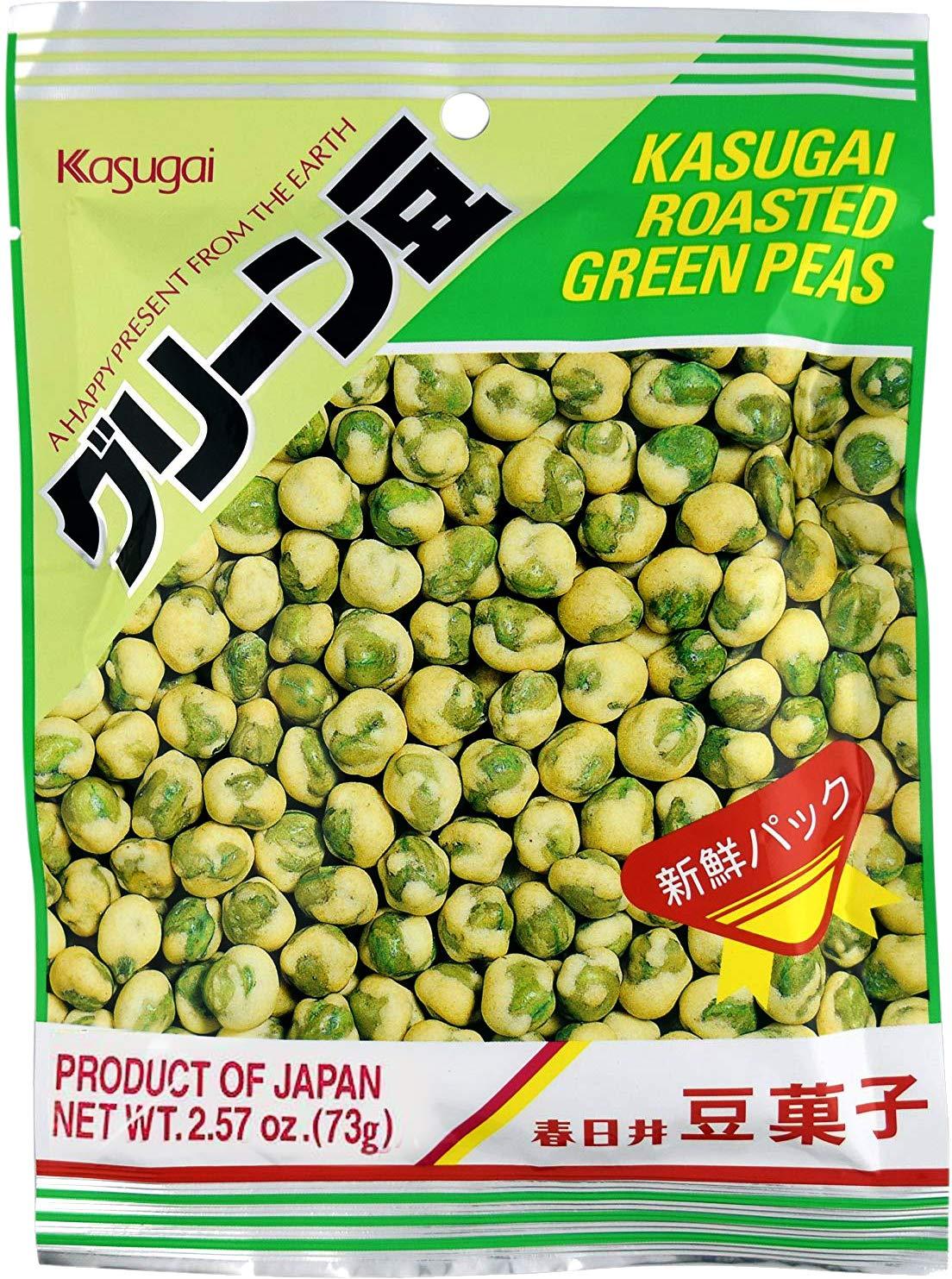 Kasugai Green Peas 2.57oz (4 Pack) - Premium Japanese Snack | Buy Now with Express International ...
