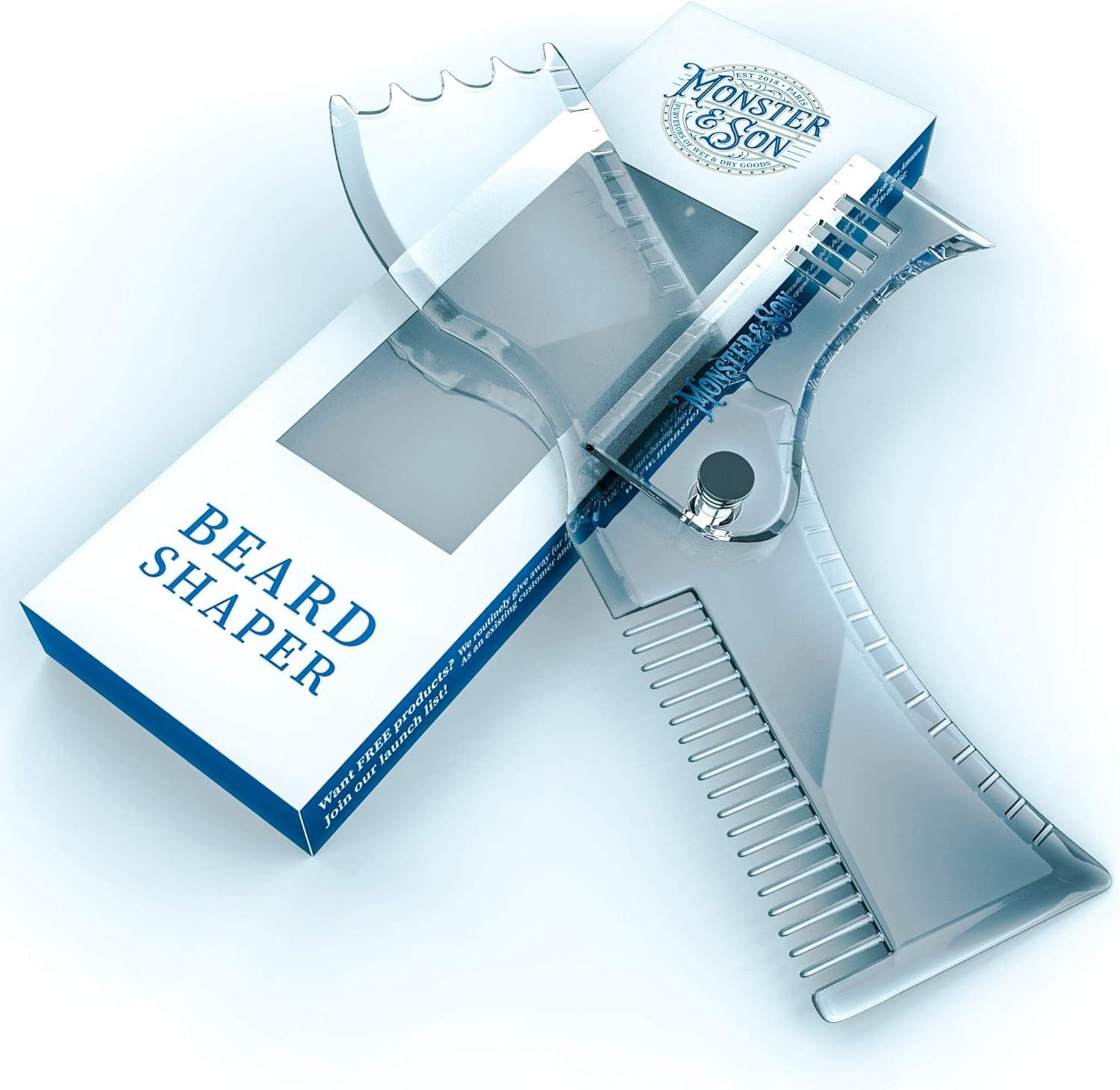 Monster&Son Rotary Beard Shaper Compact Shaving Template for Precision ...
