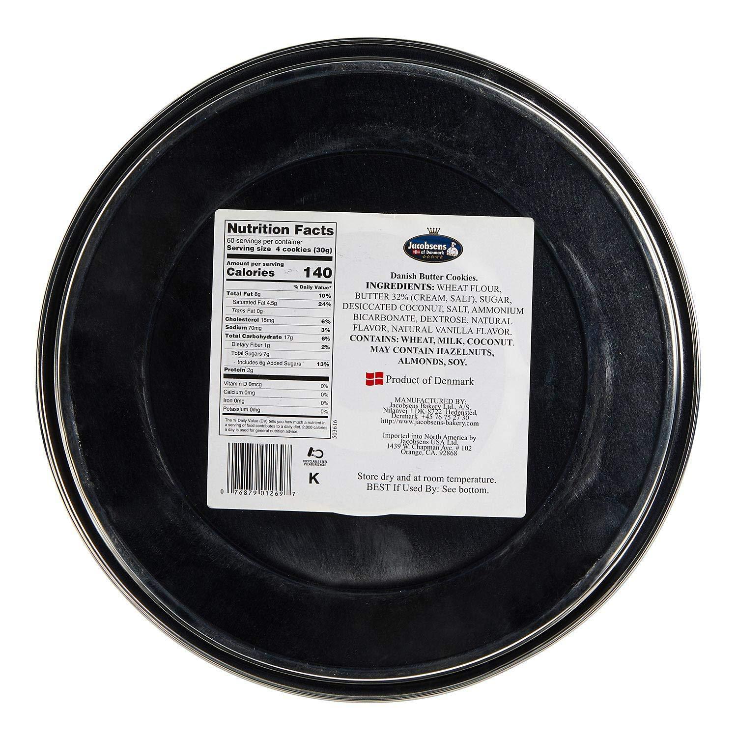 Jacobsens Danish Butter Cookies - 64 Ounce (1 Pack) | Buy Now with ...