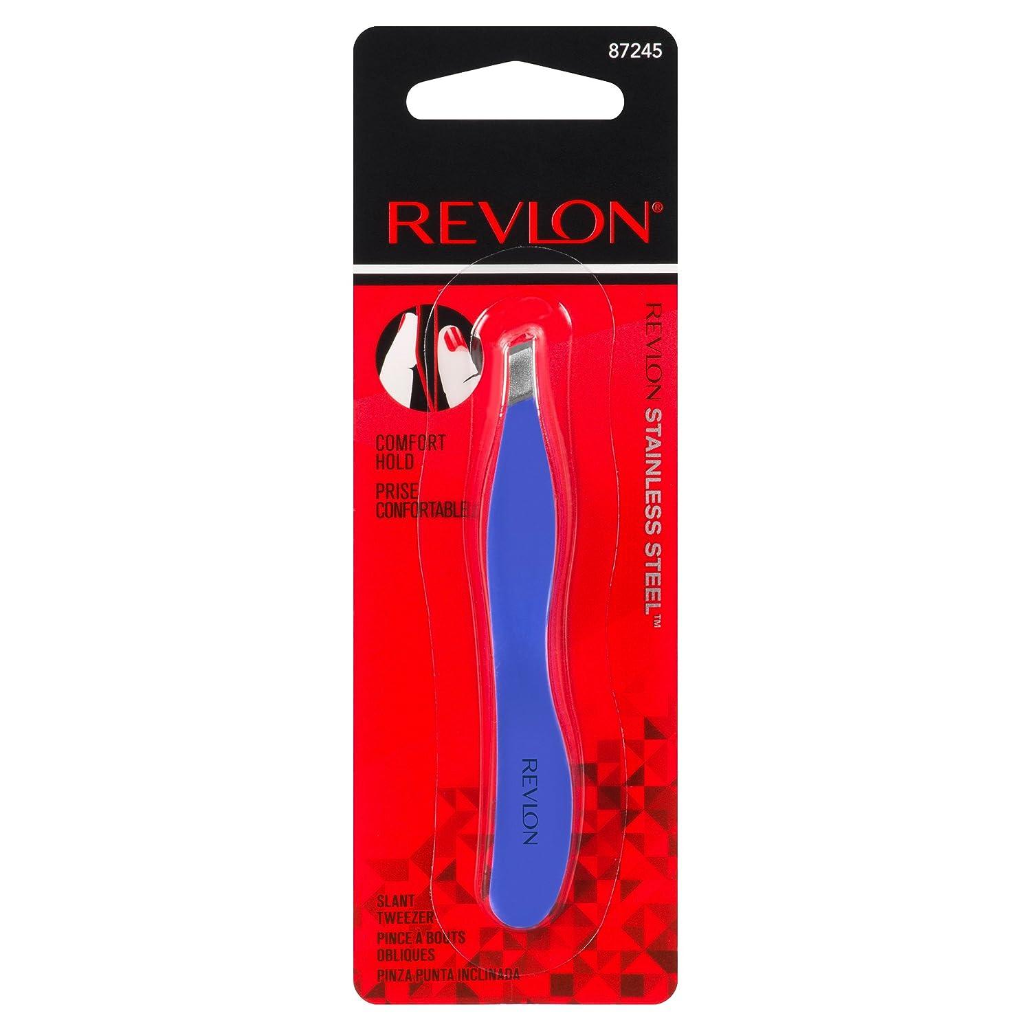 Revlon Control Grip Slanted Tweezer with Stainless Steel Tips | Buy Now ...