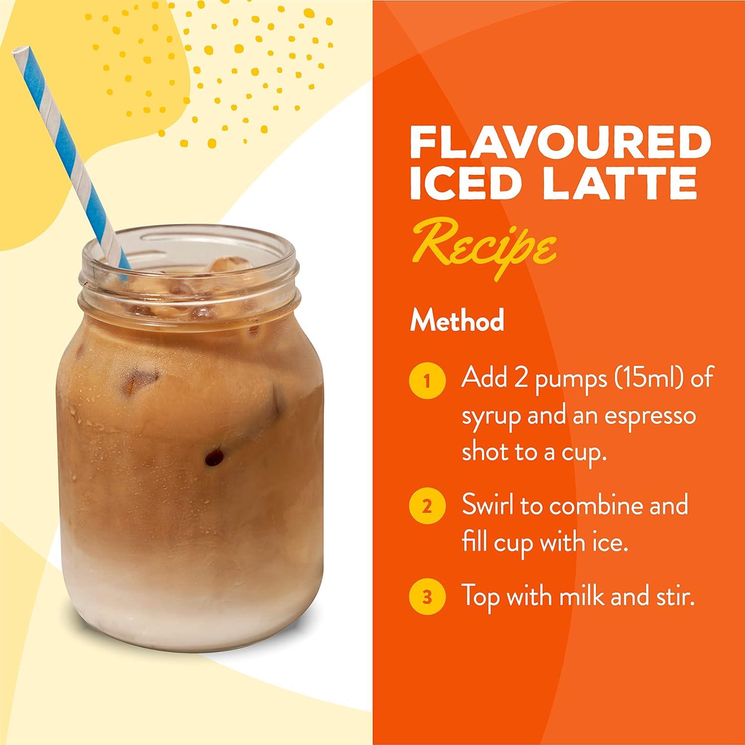 Vegan & Nut-Free Simply Hazelnut Syrup - 1 Litre for Coffee, Cocktails ...