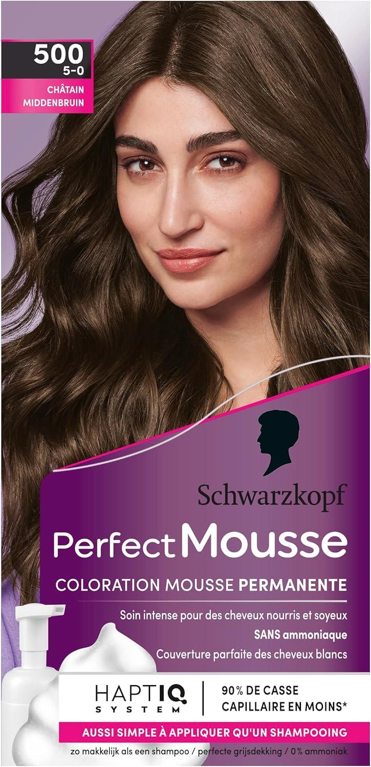 Schwarzkopf Perfect Mousse Permanent Hair Colour Foam Ammonia-Free ...